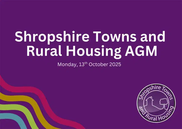 Events & Activities - Shropshire Towns and Rural Housing.